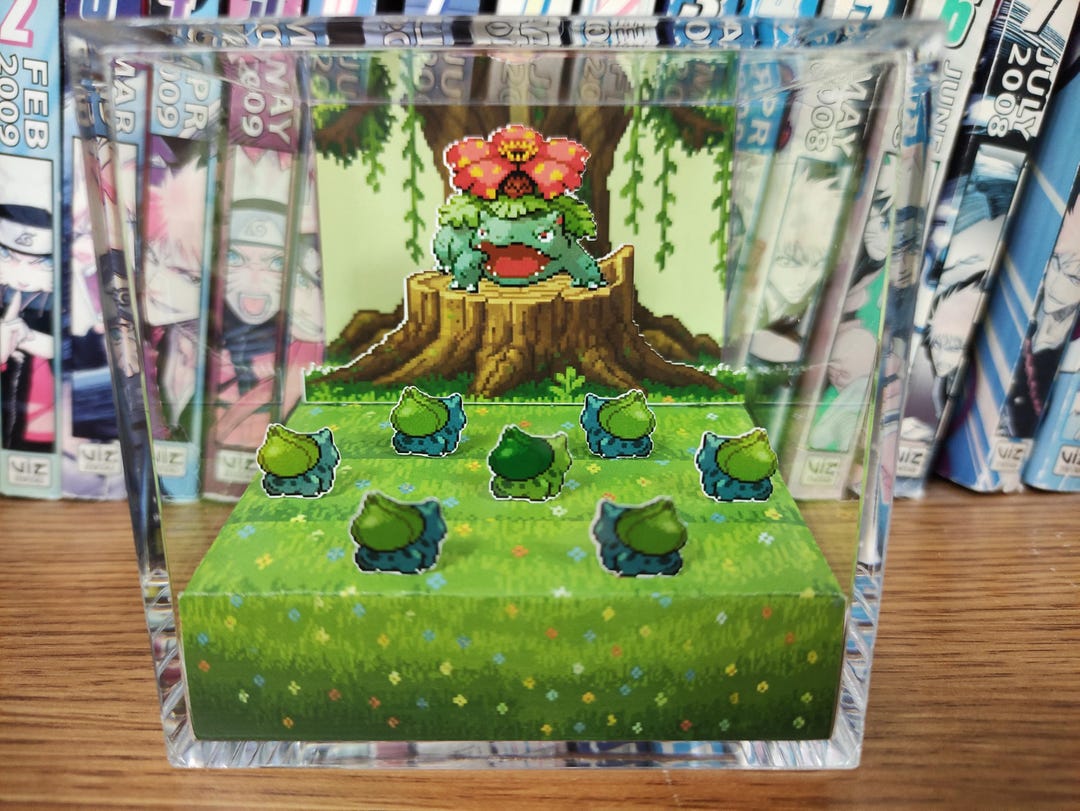 Venusaur’s Mystical Garden Diorama , Pixel Art Pokemon Display ...