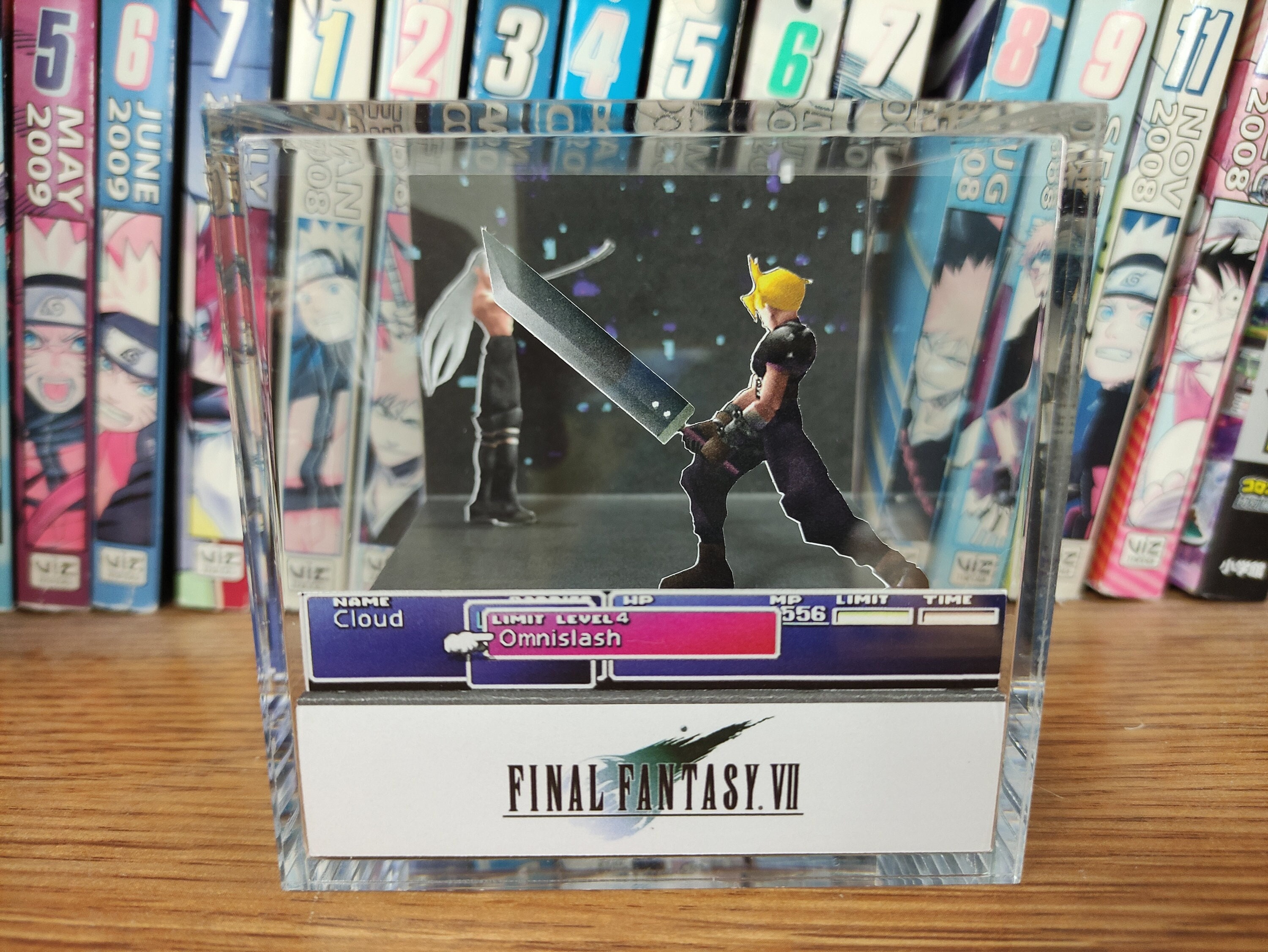 Final Fantasy VII - Sephiroth Vs Cloud - Final Fantasy 3D Diorama Cube ...
