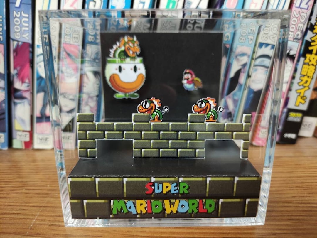 Mario Bowser Diorama - Super Mario World (bowser Boss Battle), Mario 3D ...