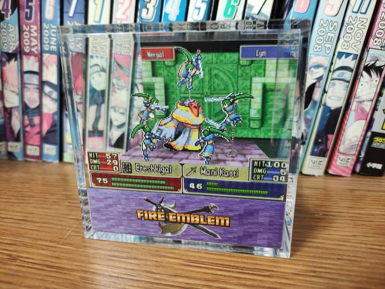 Fire Emblem Diorama - Nergal Vs Lyn (the Blazing Blade), Fire Emblem 3D ...