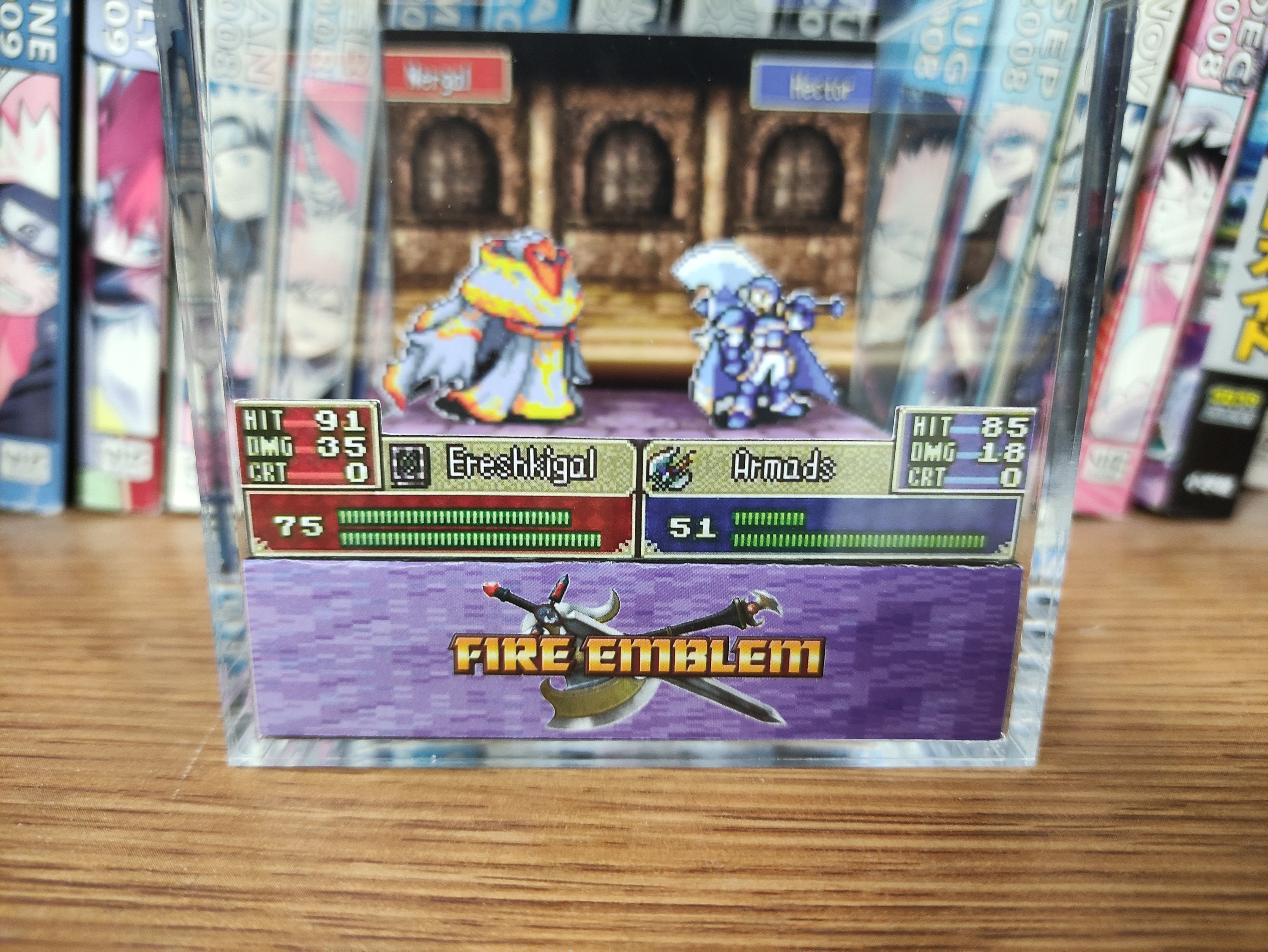 Fire Emblem Diorama - Hector Vs Nergal (the Blazing Blade), Fire Emblem ...