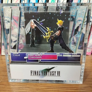 Final Fantasy VII - Sephiroth Vs Cloud - Final Fantasy 3D Diorama Cube ...