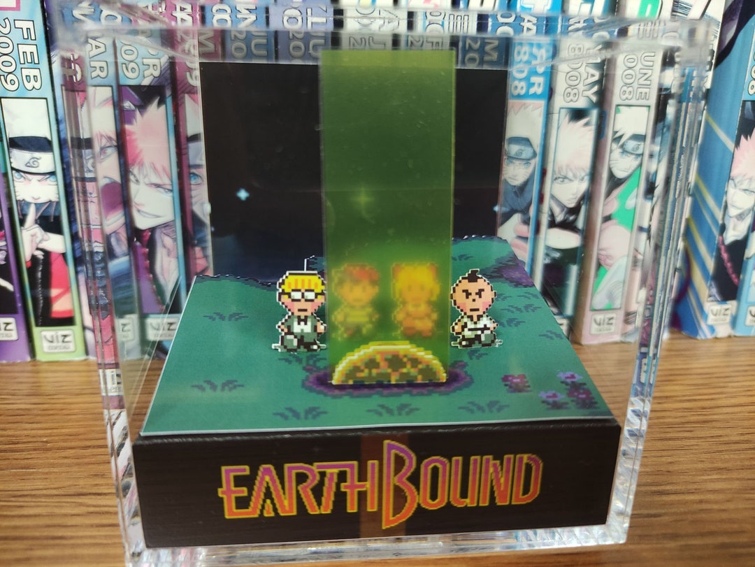 Earthbound Diorama - Opening, 3D Diorama Cube, Handmade Crystal Diorama ...