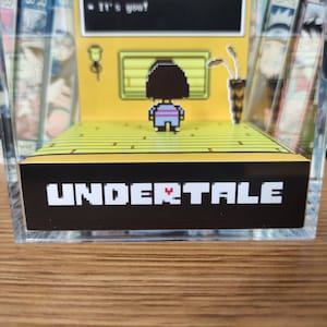 Undertale Diorama - Frisk It's You!, Undertale 3D Diorama Cube ...