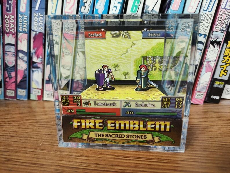Fire Emblem Diorama - Caellach Vs Joshua (sacred Stones), Caellach Vs ...