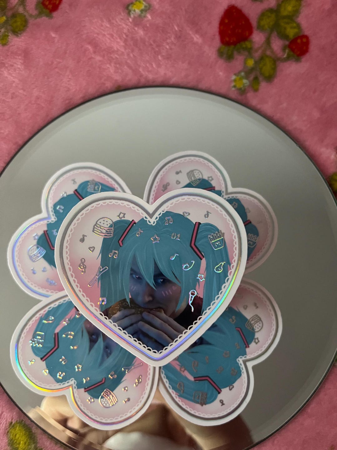 Jerma985 Jerma Jermiku Vinyl Sticker With Holographic Hot Foil Hatsune ...