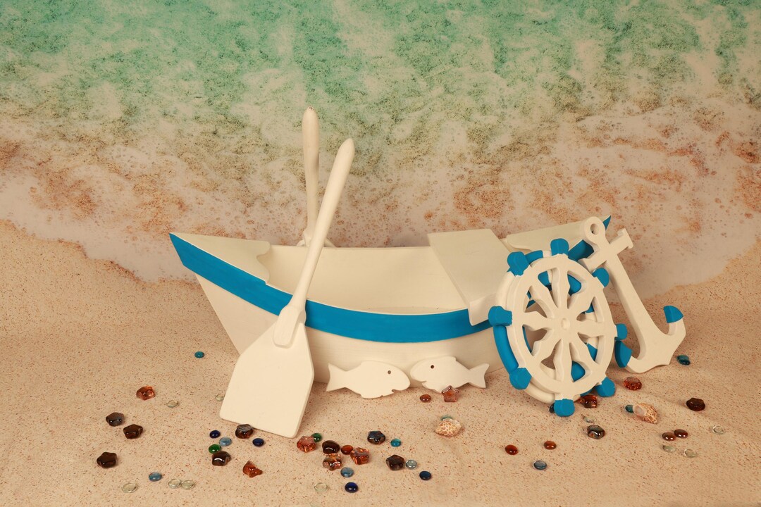 White Boat Prop for Kids Photography, Nautical Photo Prop, Adorable ...
