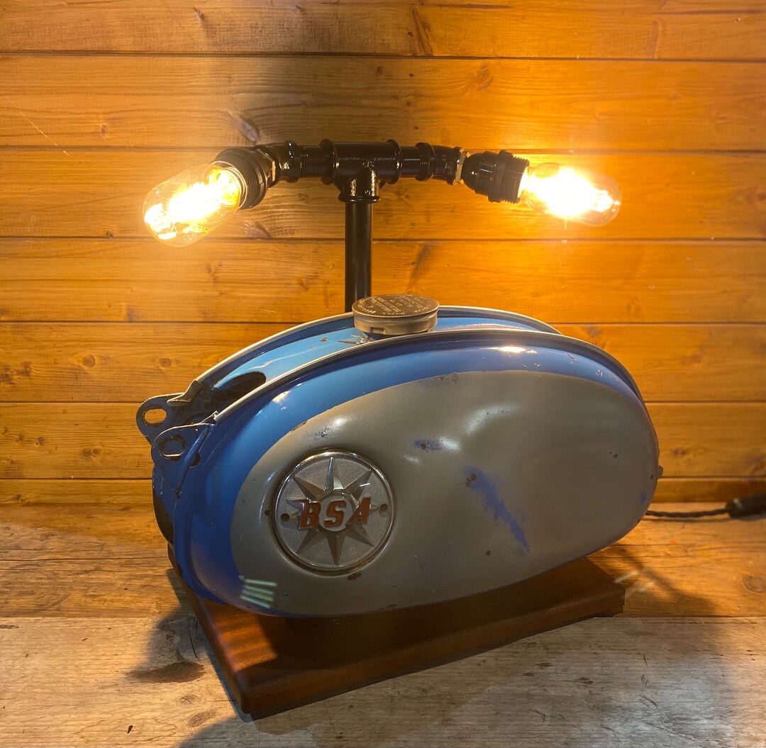 Totally Unique BSA Bantam D7 Motorbike Tank Lamp Cafe Racer 1960's ...