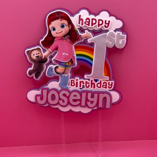 Rainbow Ruby Party Decoration - Etsy