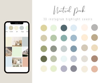 48 Neutral Instagram Highlight Cover Neutral Instagram Highlight for ...