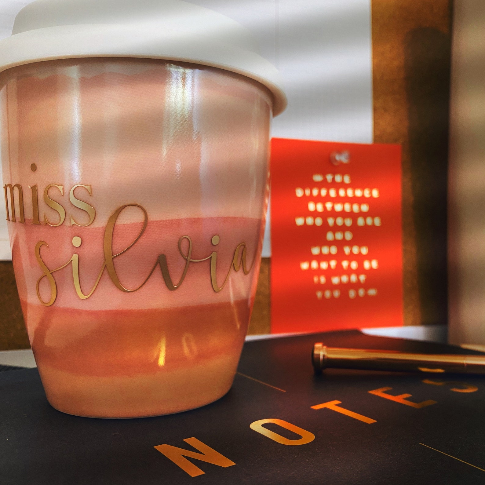 Personalised label for mug, wine glass or bottle for teachers as a gift ...