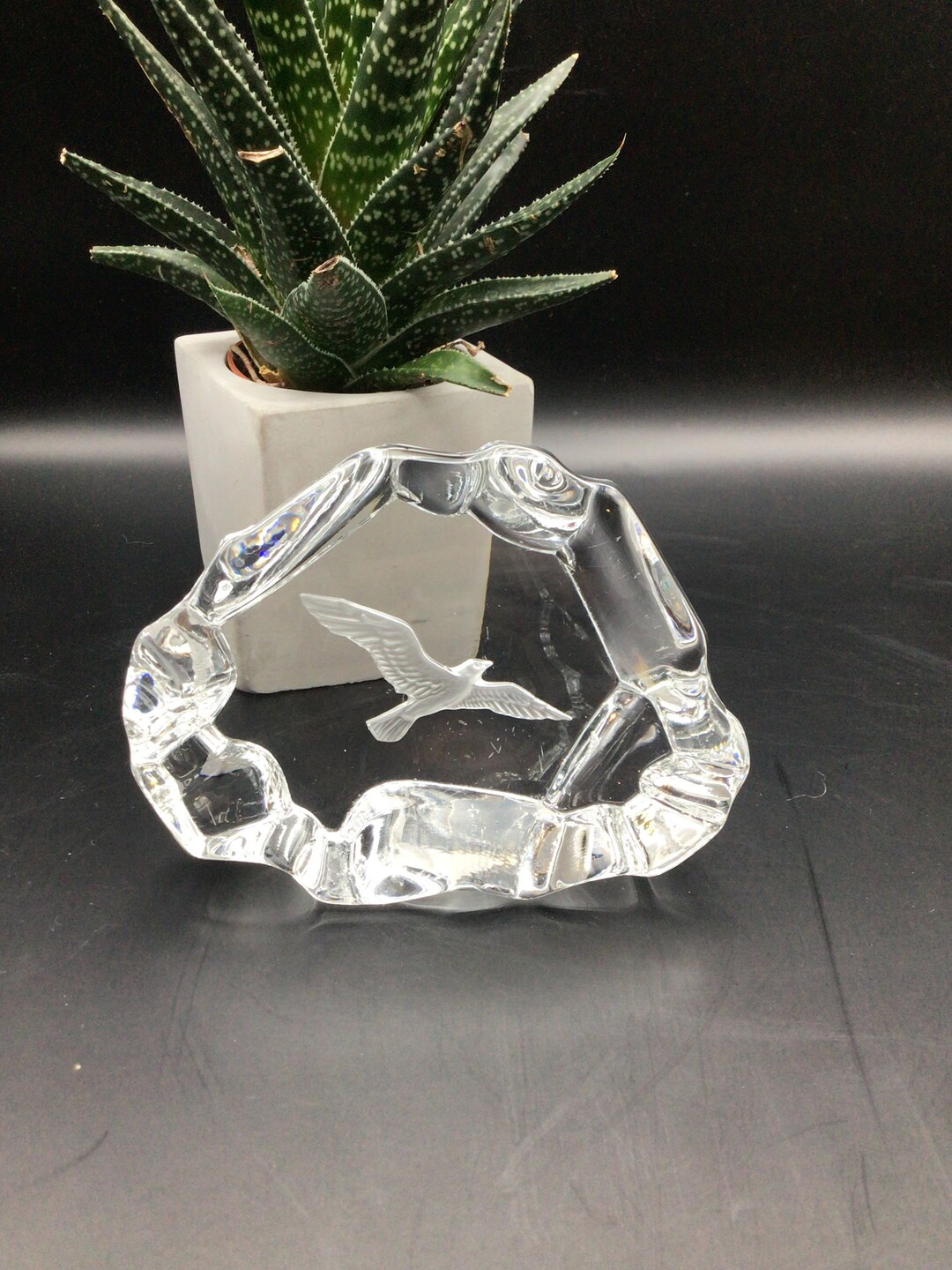 1976 Hallmark Little Gallery Crystal Seagull Paperweight - Etsy