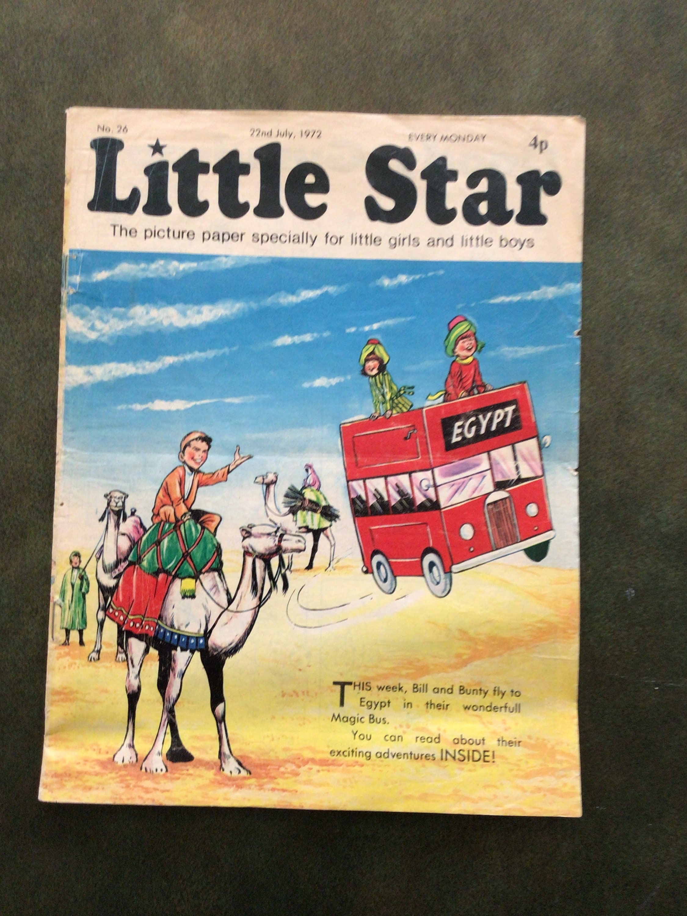 Vintage 1972 Little Star British Children’s Publication July 22, 1972 ...