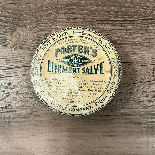 Salve Tin - Etsy