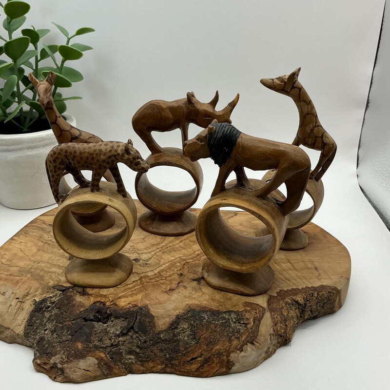 African Napkin Rings - Etsy