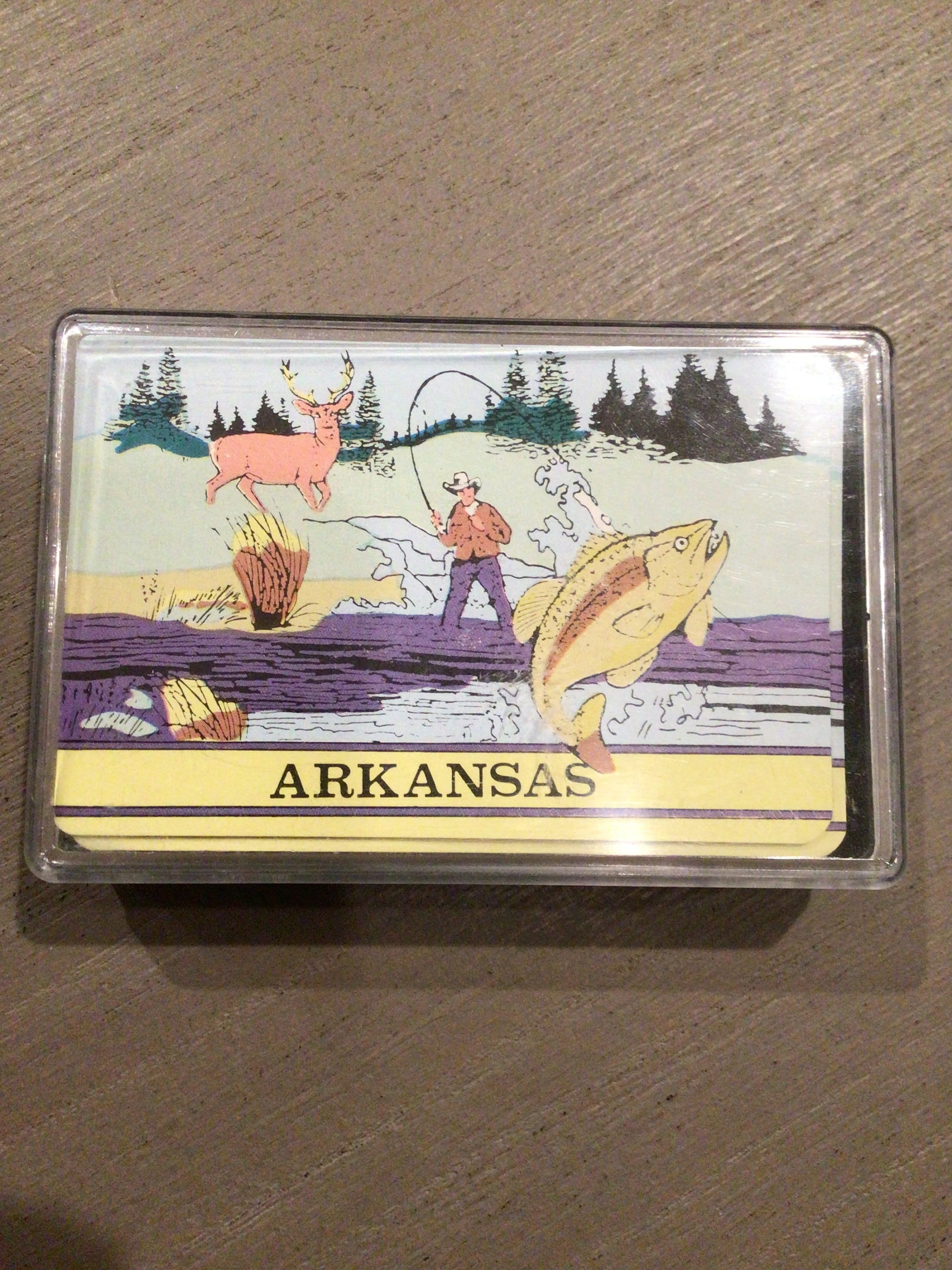 Vintage Arkansas Souvenir Playing Cards used - Etsy