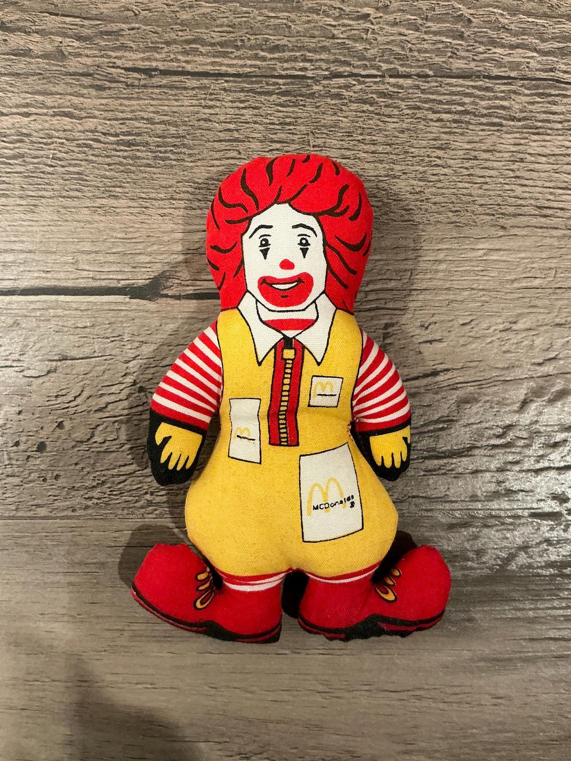 Vintage Stuffed Miniature Ronald Mcdonald Toy Doll 1984 - Etsy