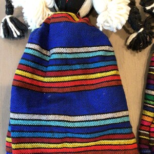 Vintage Handmade Folk Art Yarn Dolls Latin American Girls Set of 2 - Etsy