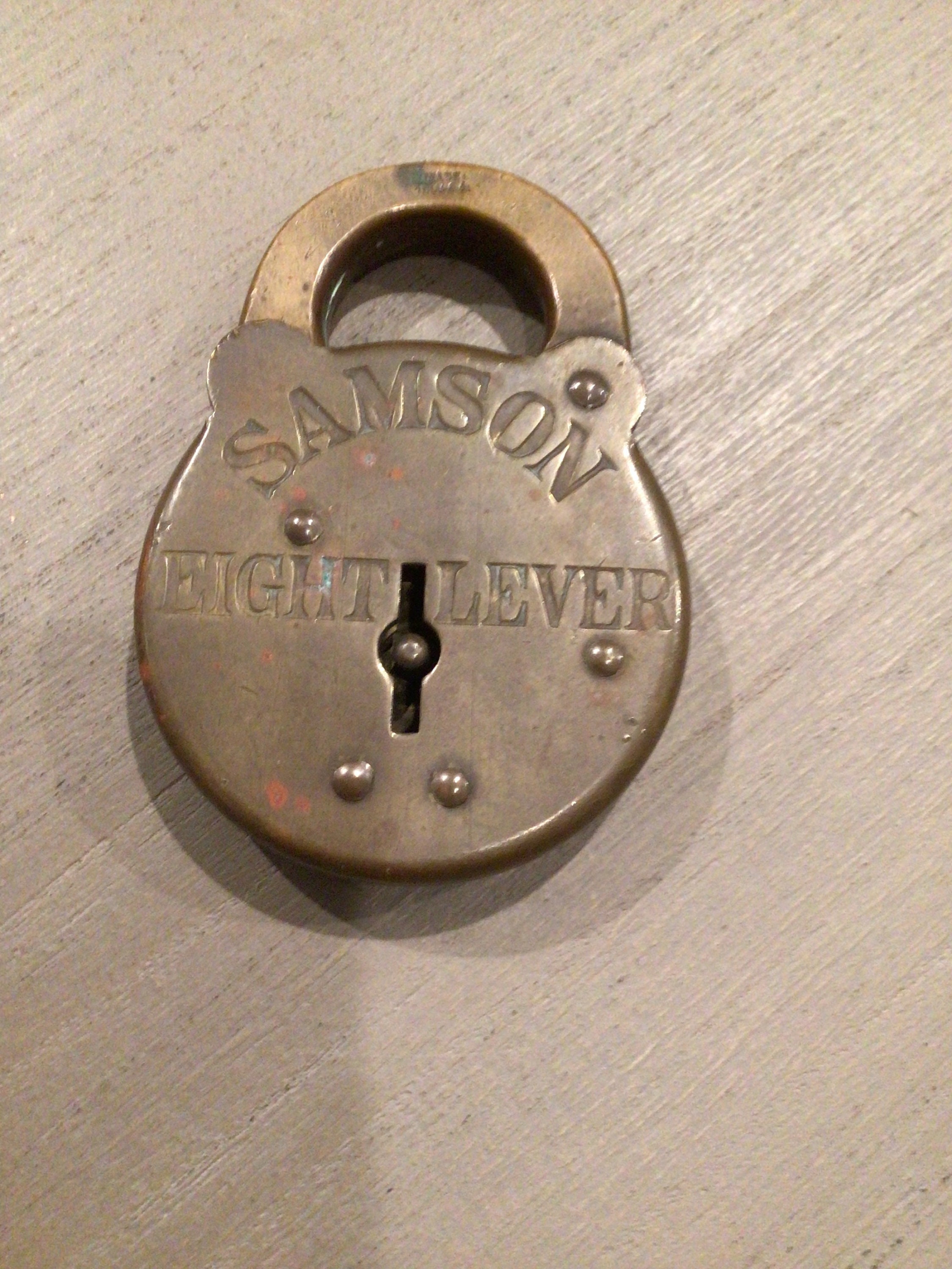 Vintage Samson Eight Lever Padlock no Key - Etsy