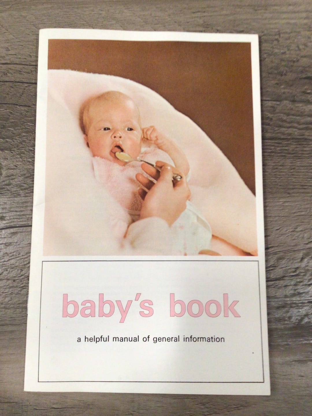 1970s Gerber Baby Foods Baby’s Book Manual of Helpful General ...