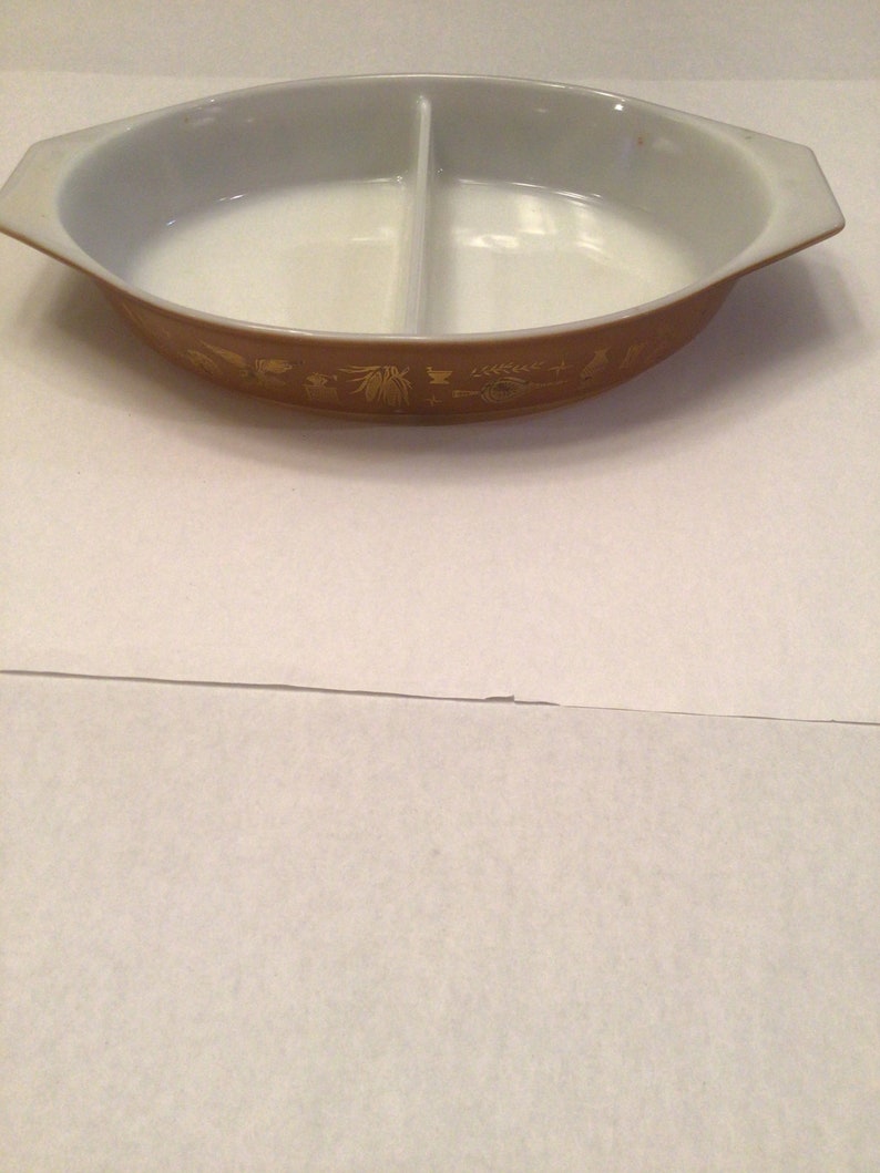 Vintage Pyrex Early American Pattern Casserole Dish | Etsy