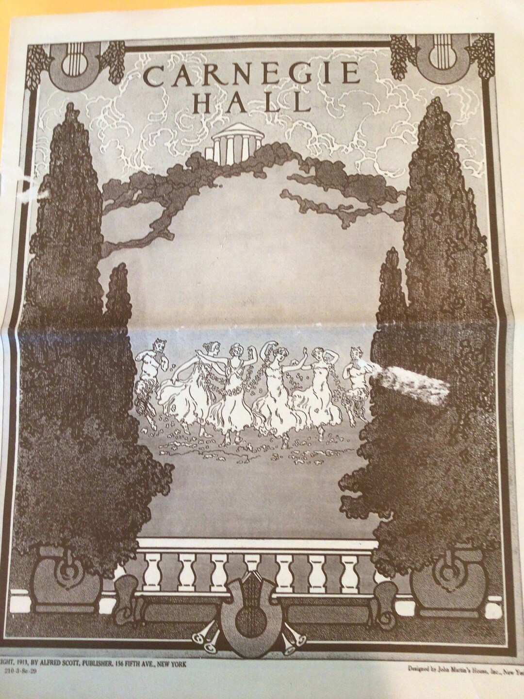 1929 Carnegie Hall Playbill “die Meistersinger” - Etsy