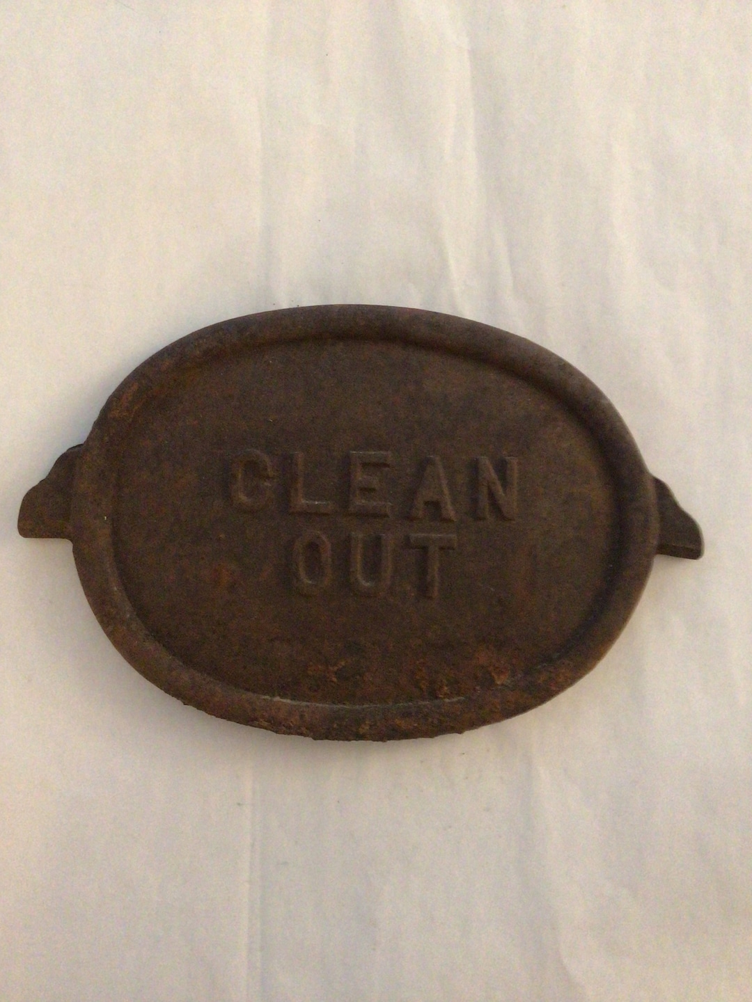 Vintage Cast Iron Sanitation Clean Out Cover - Etsy