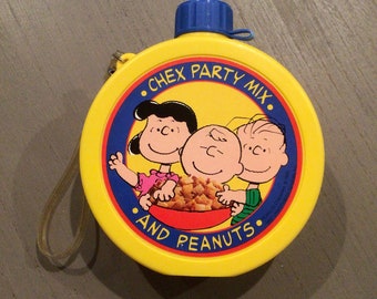 Classic Darling Vintage Chex Party Mix and Peanuts 40 Years of Tradition Peanuts Characters ...