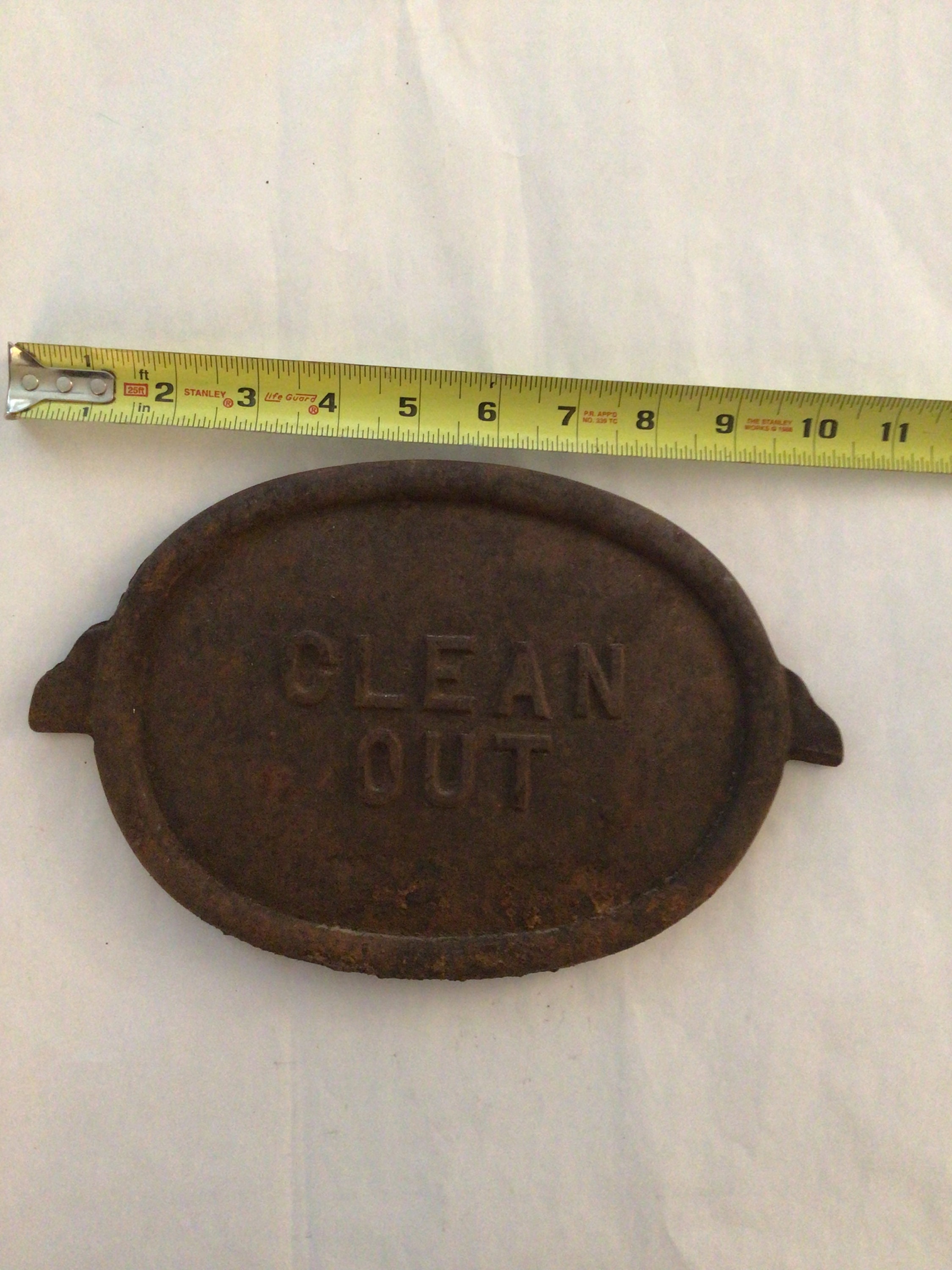 Vintage Cast Iron Sanitation Clean Out Cover - Etsy