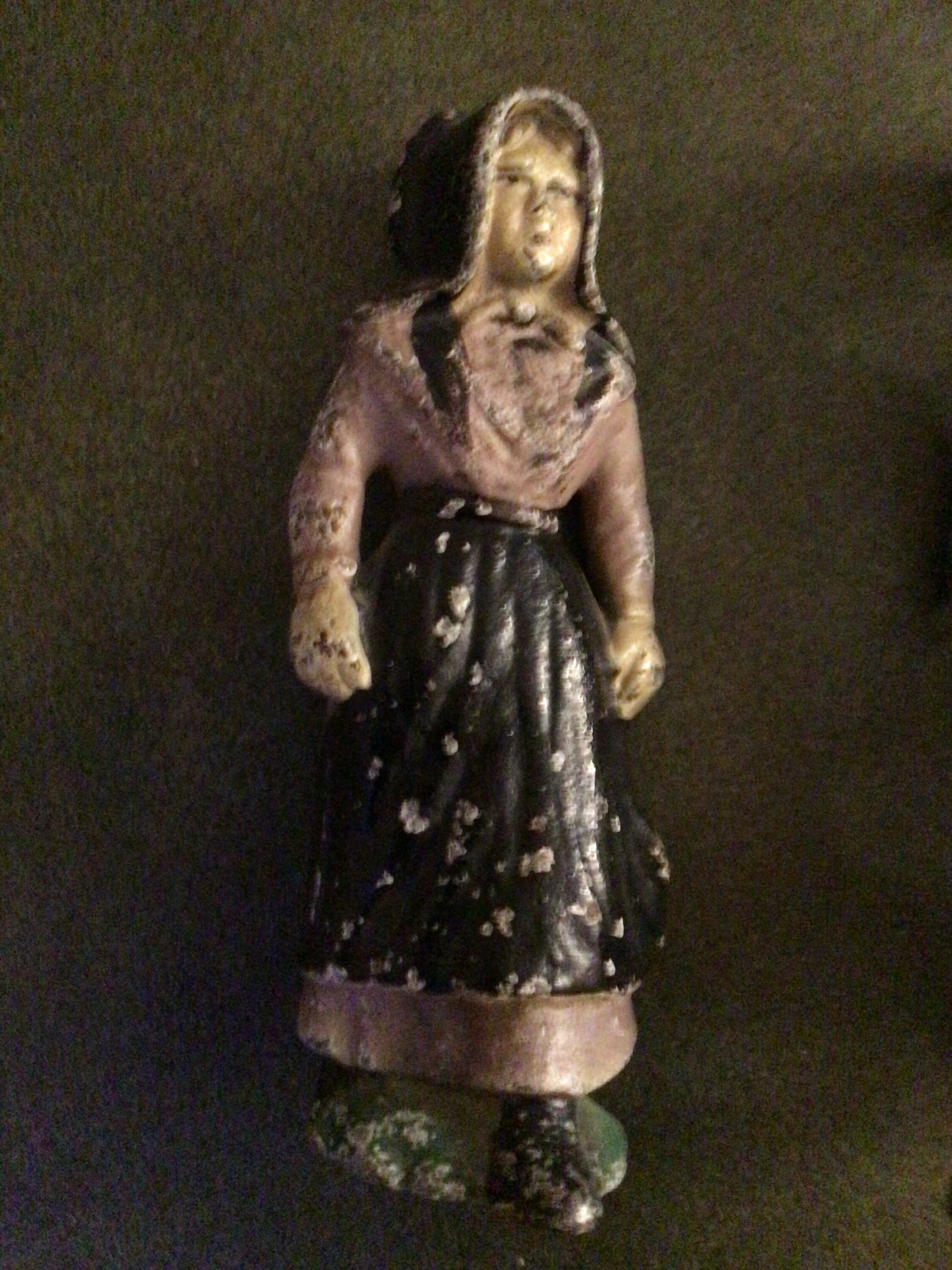 Antique Cast Iron Amish Man and Woman Figurines - Etsy