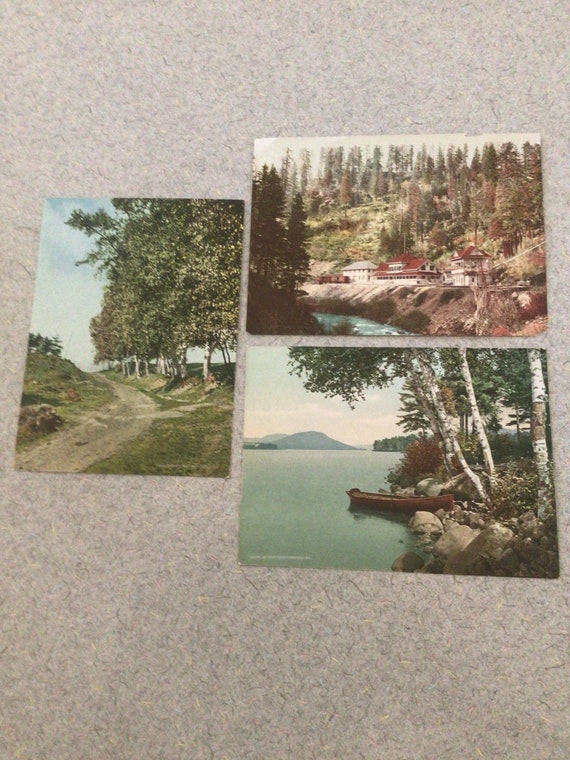 3 Early 1900s Photochrom Picture Cards - Etsy