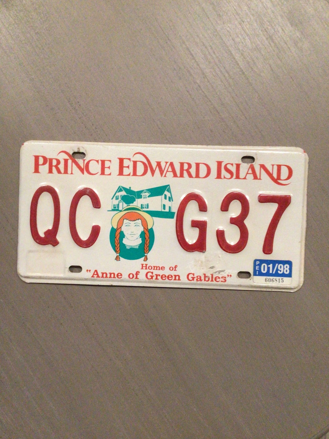 1998 Prince Edward Island License Plate - Etsy