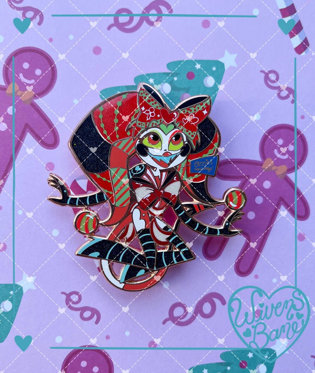 Helluva Boss Gift Wrapped Fizzarolli Enamel Pin - Etsy Australia