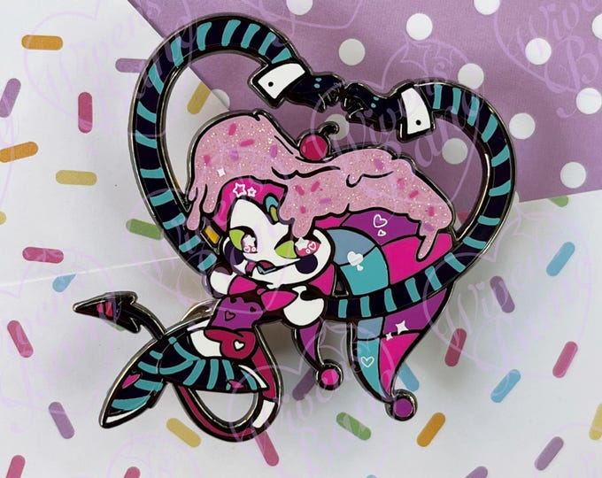 Fizzarolli Pinup Helluva Boss Hard Enamel Pin - Etsy