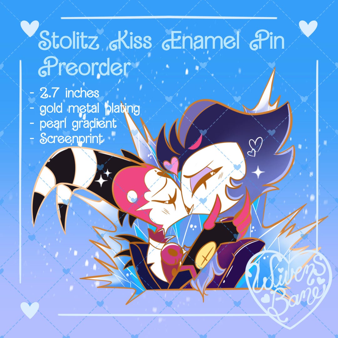 PREORDER Stolitz Ice Kiss Enamel Pin - Etsy