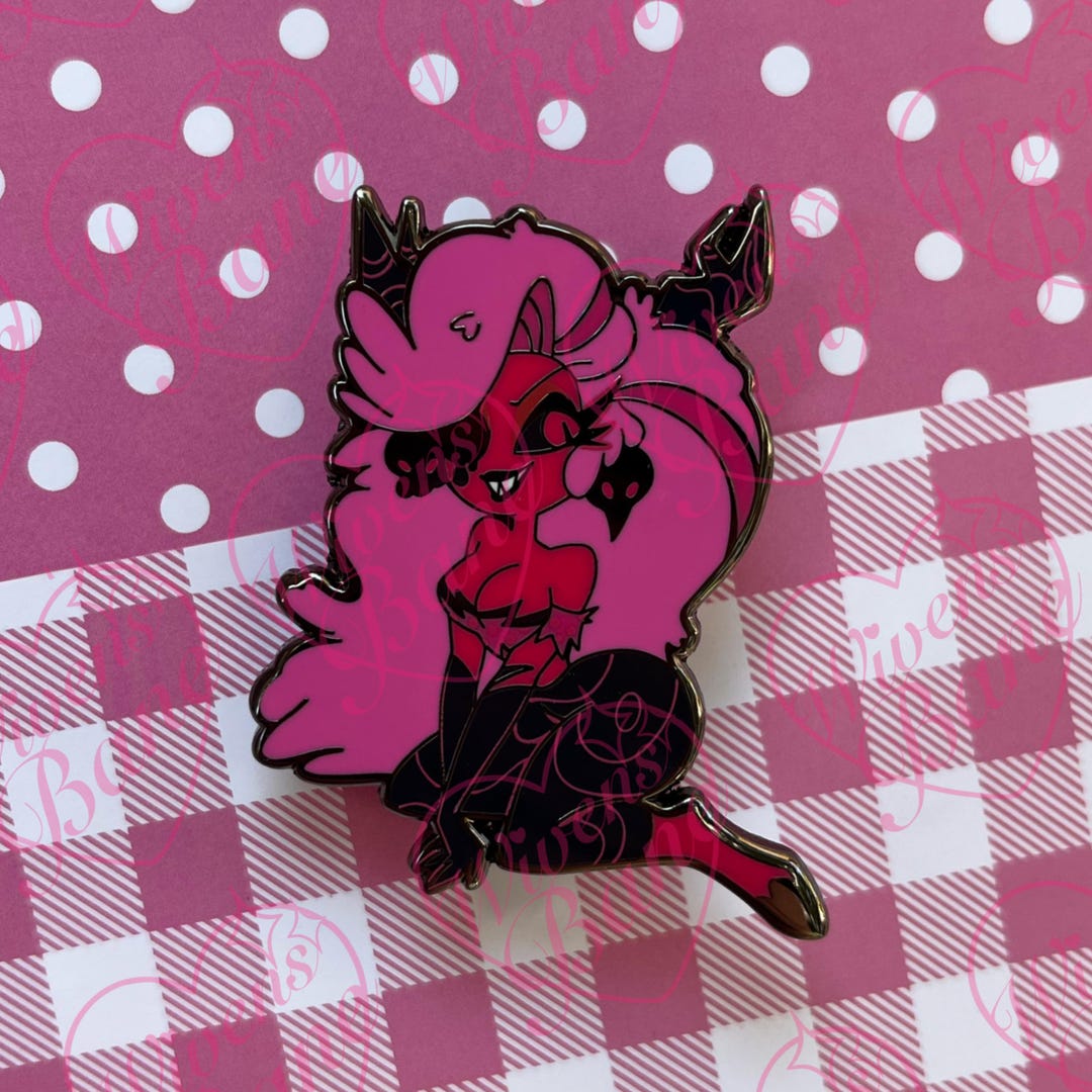 Pin-up Demon Martha Helluva Boss Hard Enamel Pin - Etsy