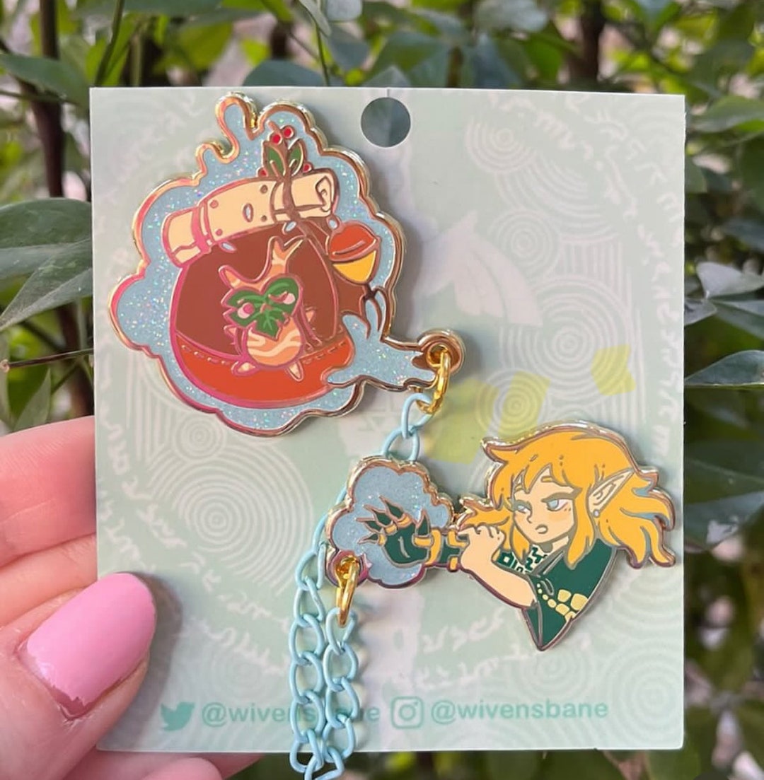 Zelda Link Ultrahand Hard Enamel Pin Tears of the Kingdom TOTK - Etsy