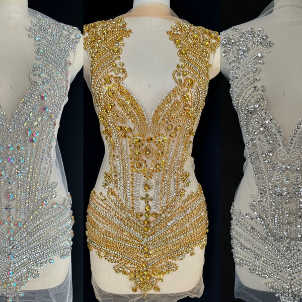 Mesh Rhinestone Dress - Etsy