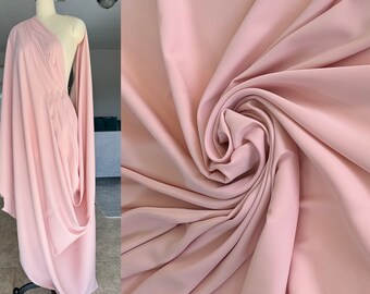 Pink Crepe Fabric 60, by the Yard - Etsy