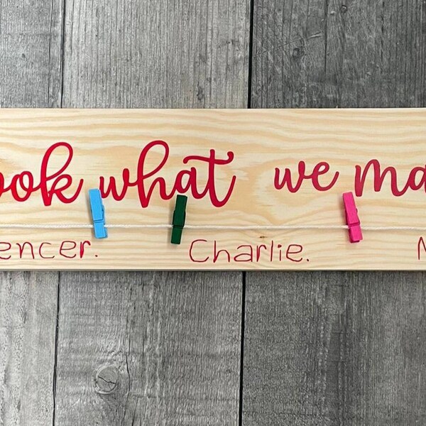 Photo Peg Frames - Etsy UK