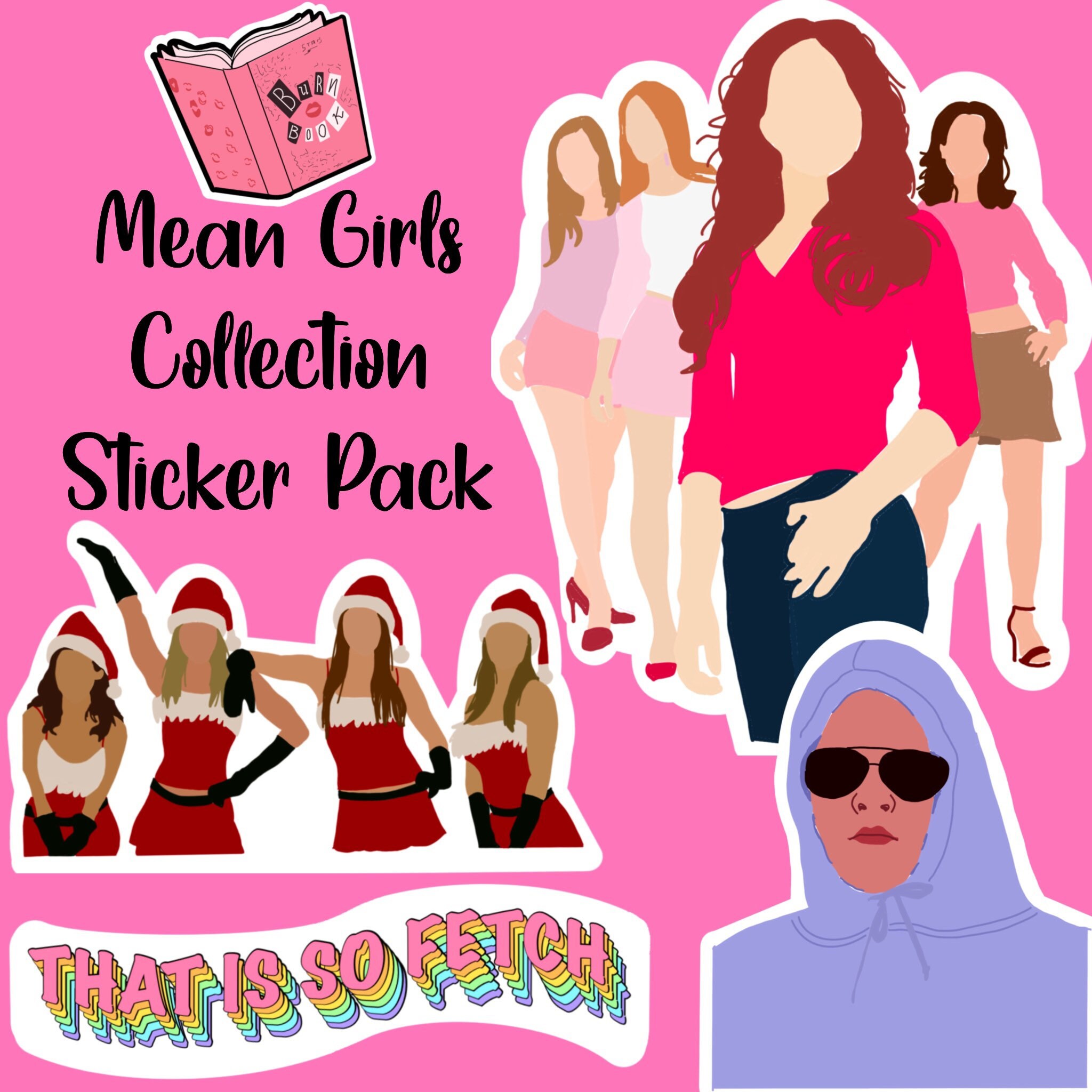 Paper And Party Supplies Clings Paper Mean Girls Sticker Pack Pe