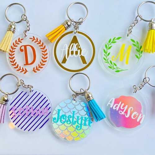 Personalized Acrylic Keychain With Name I Custom Keychain I - Etsy Personalized Acrylic Keychain With Name I Custom Keychain I - Etsy