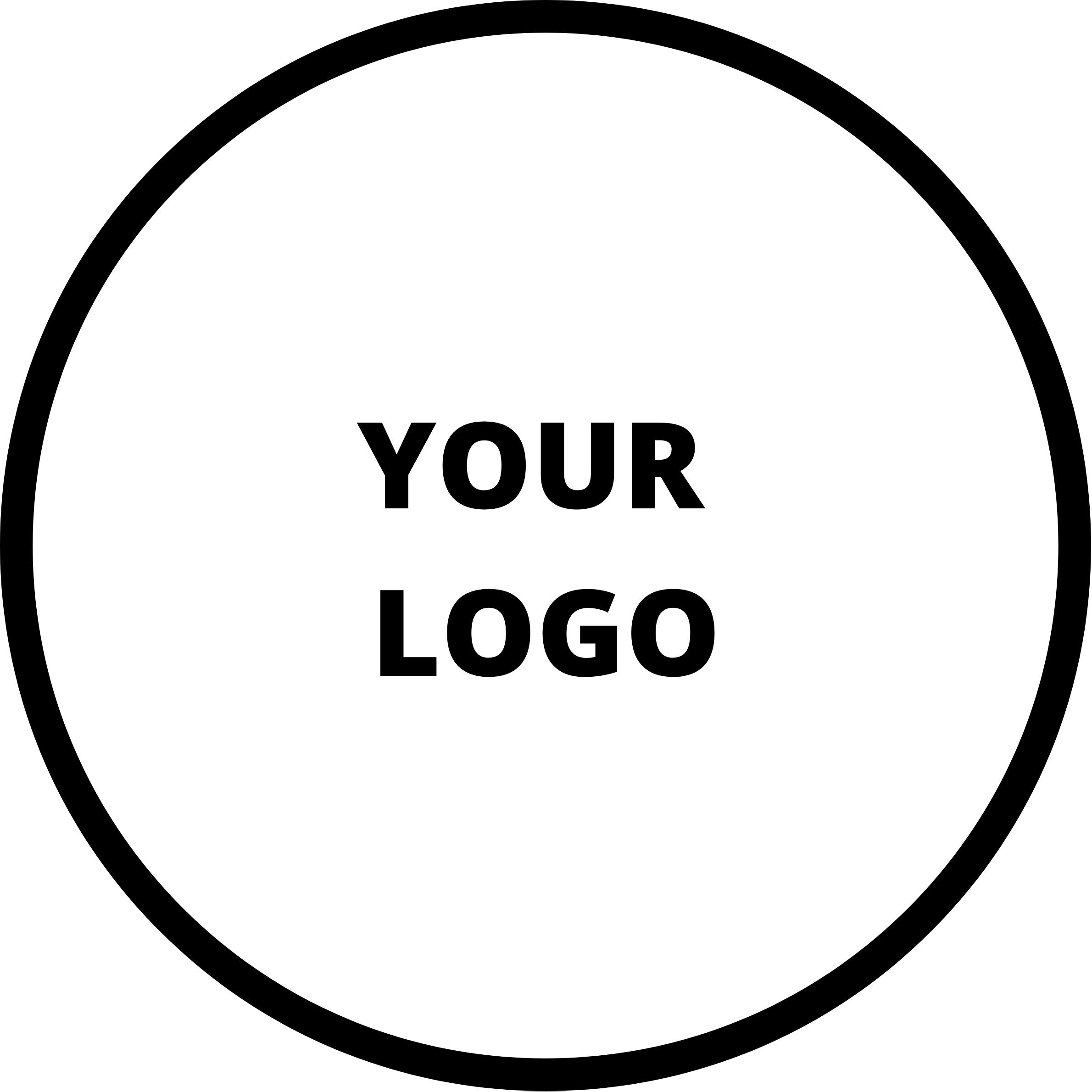 Round Logo Stickers Shop Logo Stickers Personalized | Etsy