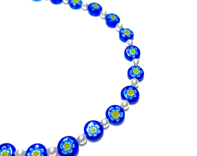 Harry Styles Inspired Necklace, Golden Music Video Necklace, Blue ...