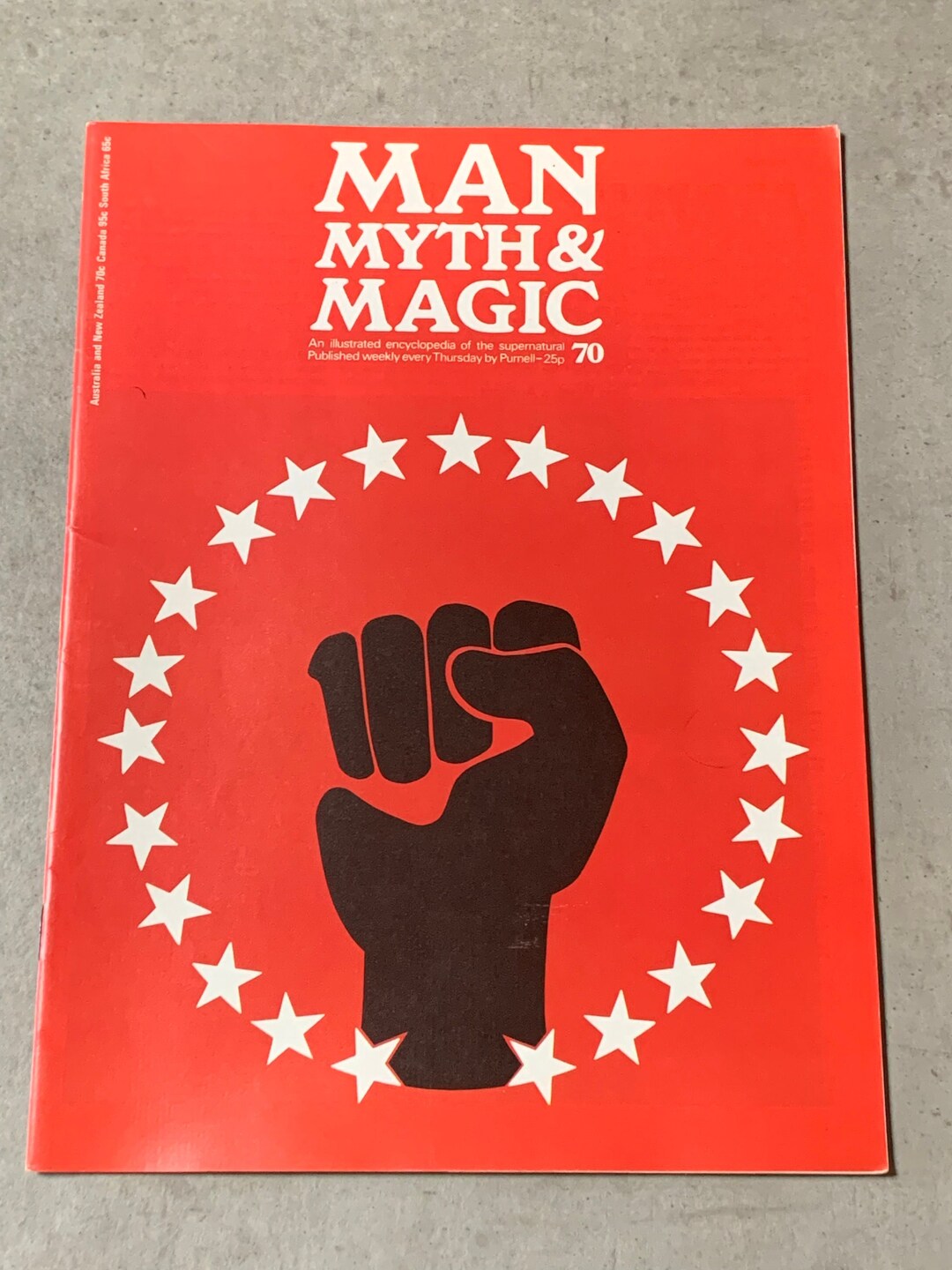 Man Myth & Magic Illustrated Encyclopedia of the Supernatural Magazine ...
