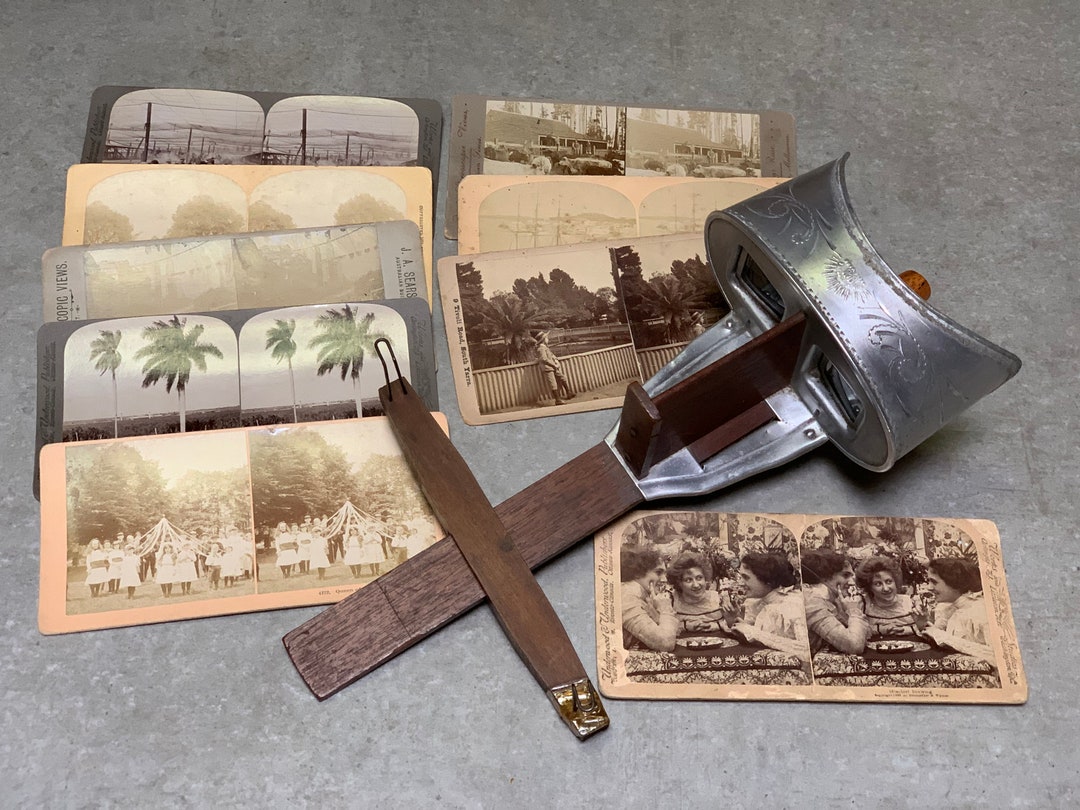 Antique Handheld Stereoscope Viewfinder by Underwood & - Etsy