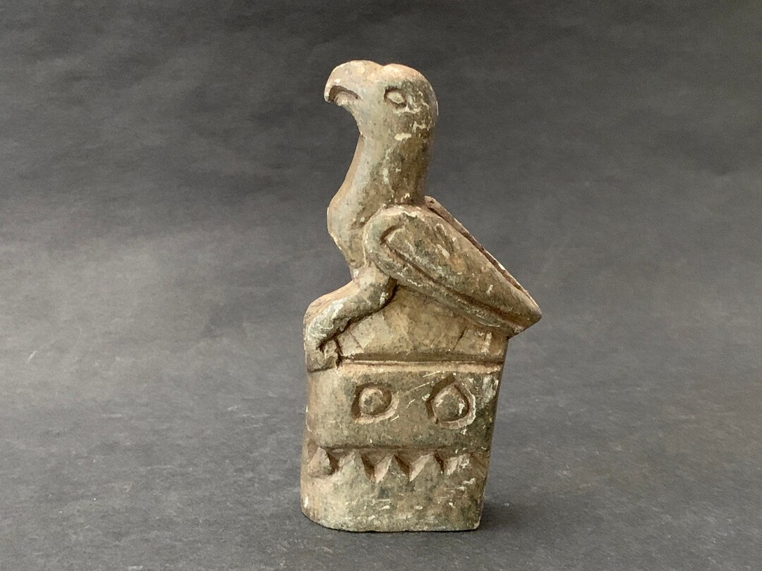 Aztec/ Mayan Hand Carved Stone Bird Statuette Totem 10.5cm Tall - Etsy