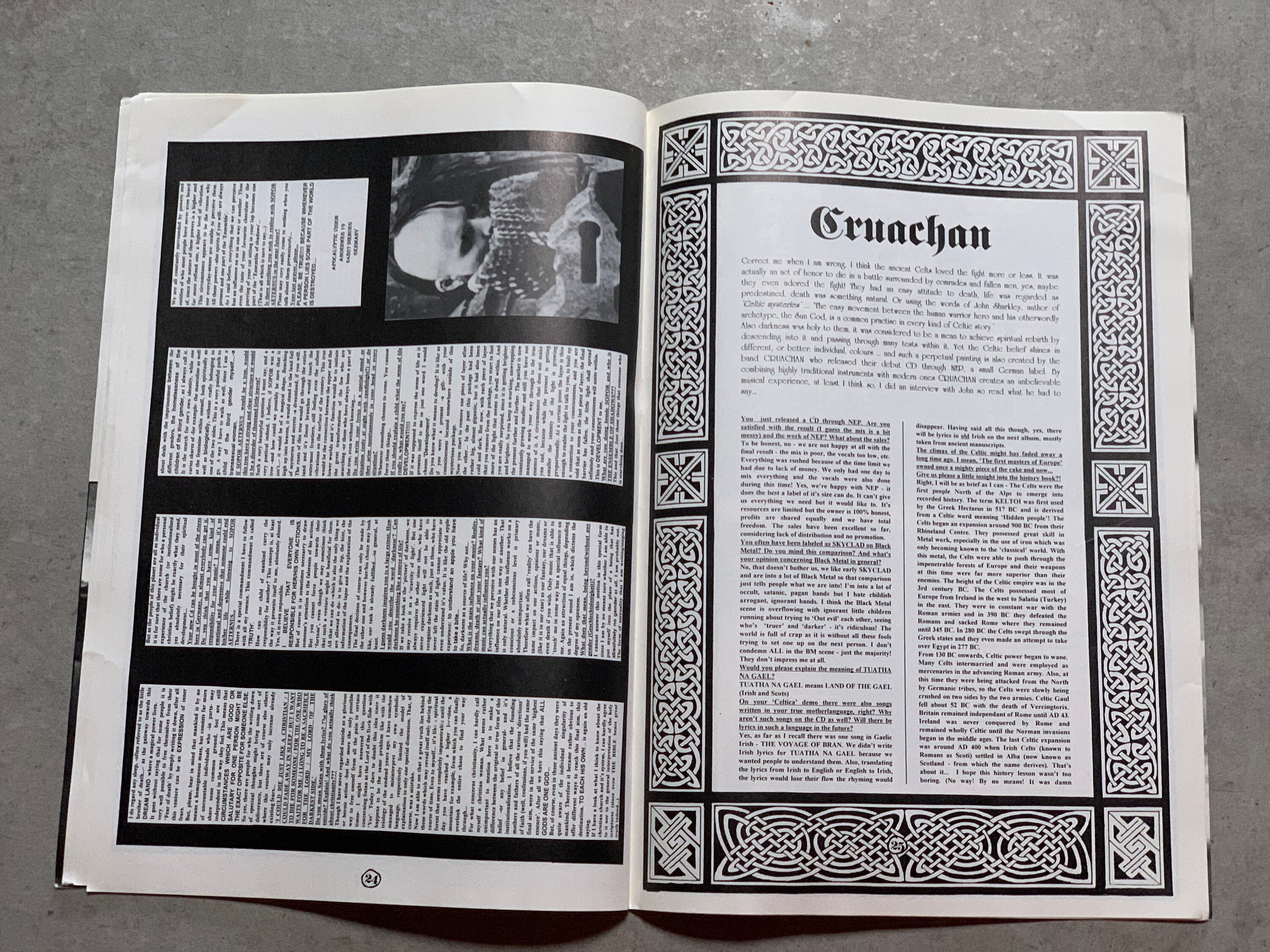 Rare 90s Underground Metal Zine THE NEW AEON 2 Second Arcanum - Etsy