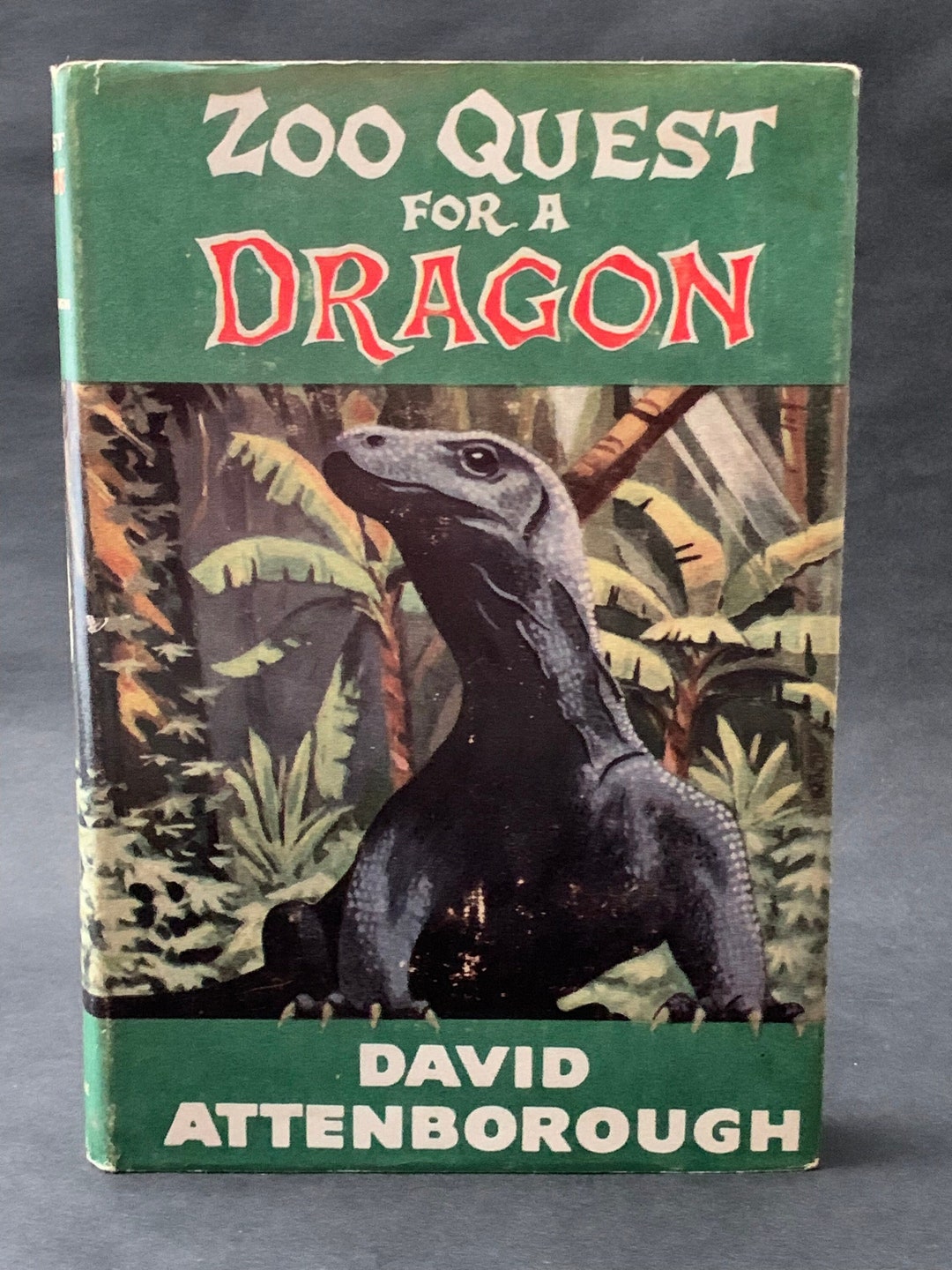 Vintage Book Zoo Quest for a Dragon David Attenborough 1959 - Etsy