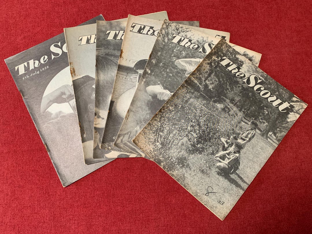 6 X the Scout Magazine From 1958 - Etsy